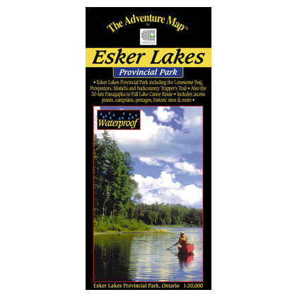 Chrismar Maps: Esker Lake Provincial Park – The Complete Paddler